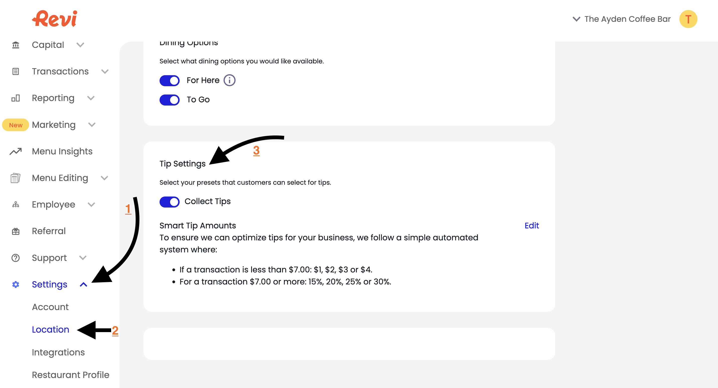Tip Settings FAQ – Revi