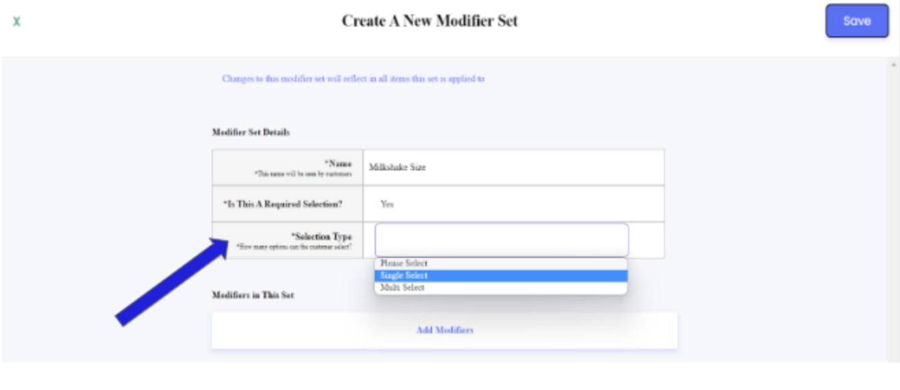 Menu Modifiers – Revi
